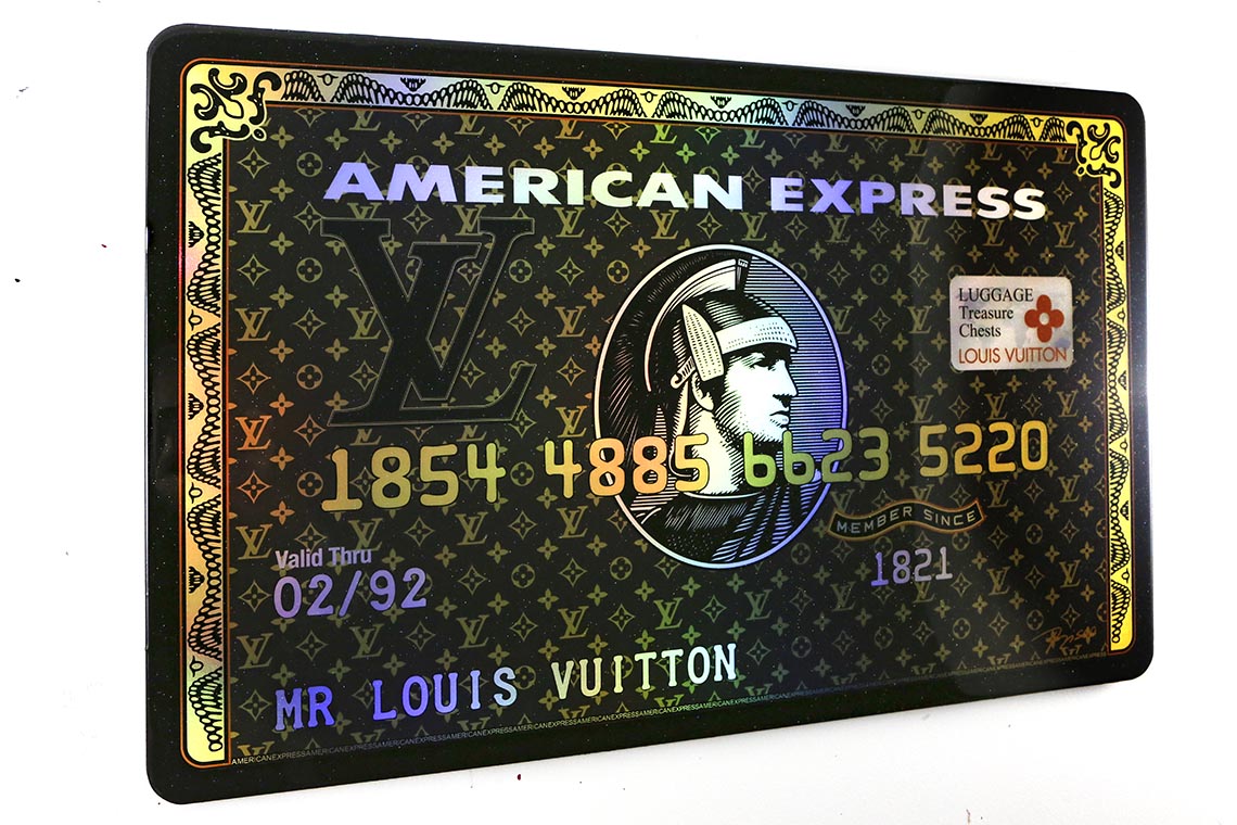 Pop Art Painting | Forever LV Classic | AMEX Art | 36″ American Express ...